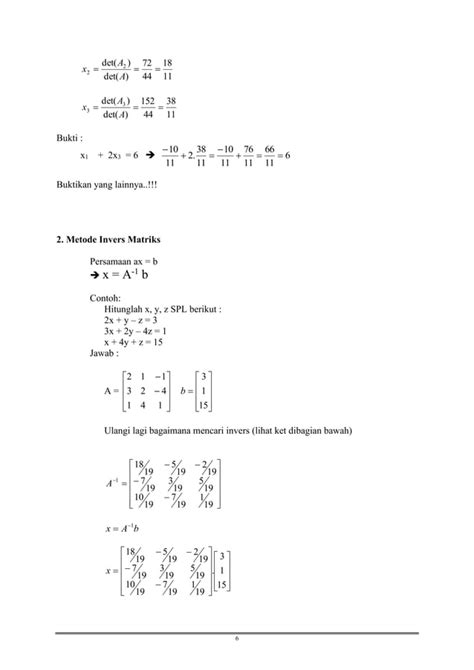 Sistem Persamaan Linear Pdf