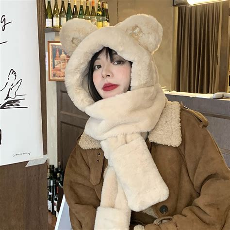 오늘의 직구 따뜻한 모자 목도리 장갑 3in1 세트