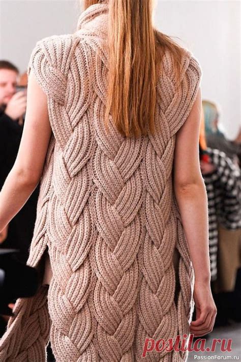 Кардиган из кос спицами Вязание для женщин спицами Схемы вязания сп Вязание Постила