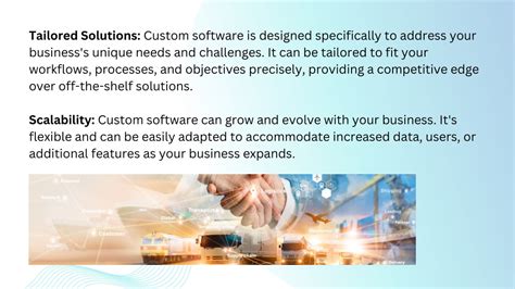 Ppt Tailored Solutions Driving Business Growth Through Custom Software Development Powerpoint