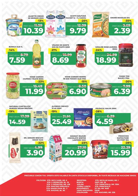 Catalog Simos Supermarket 10 Noiembrie 23 Noiembrie 2025 Oferte Catalog
