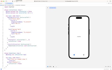 Swiftui Cookbook Chapter 7 Present Modal View From Tab View In Swiftui Kodeco