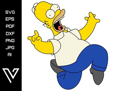 Homer Simpson Svg