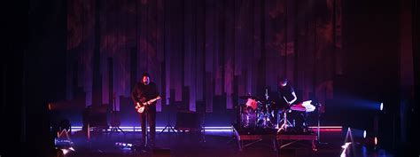 Projection On Voile Cs For Rovers Touring Concert