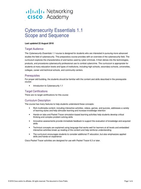 Cyberessentials V11 Scope And Sequence Pdf Pdf