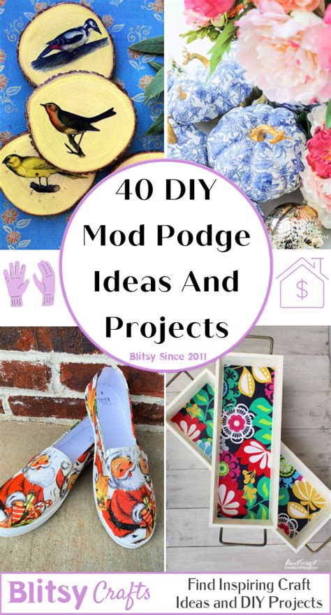 40 Amazing Mod Podge Projects Ultimate Collection Blitsy