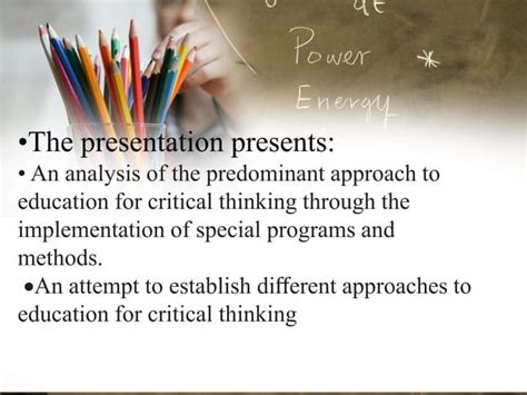 Critical Thinking Ppt Ppt