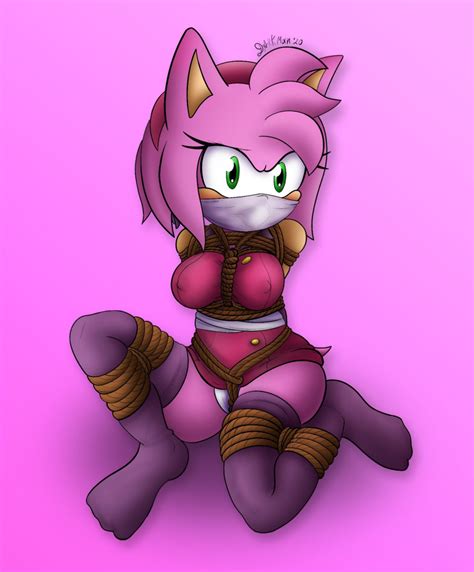 Rule 34 Amy Rose Amy Rose Boom Bondage Darkman Zero Gag Panties