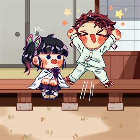 Tanjiro Kamado And Kanao Tsuyuri 🎴🦋 In 2025 Anime Demon Anime Chibi