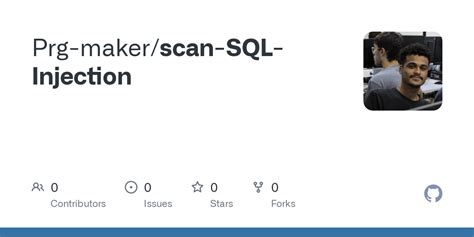 Github Prg Maker Scan Sql Injection