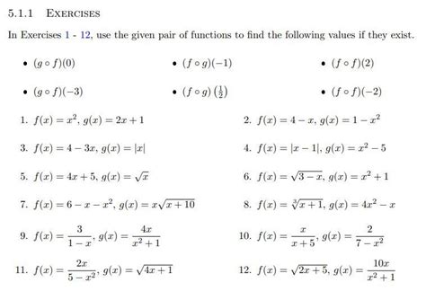 Solved 511 Exercises In Exercises 1 12 Use The Given