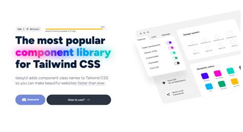 DaisyUI Customizable Tailwind Components Tailkits