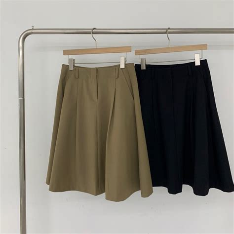 미미몬트 A라인 미디플레어스커트 주름 플리츠스커트 핀턱스커트 봄하객룩 2c