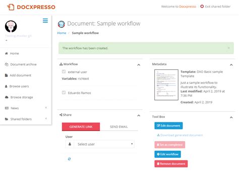 Add Documents To A Shared Folder Docxpresso