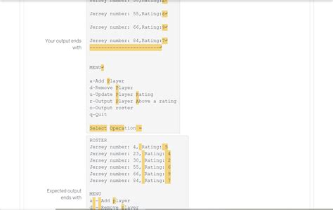 Solved 1715 Lab Program Soccer Team Roster