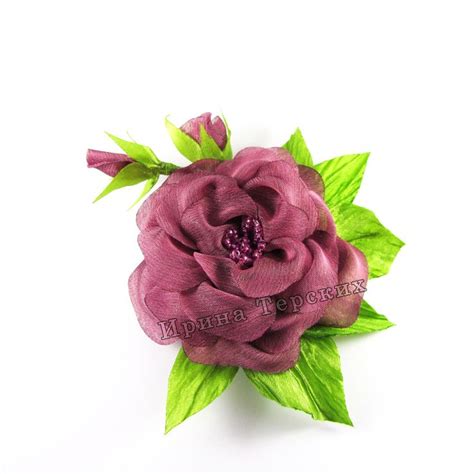 Flowers Handmade Fabric Flowers Brooch Handmade Flowers ручная работа рукоделие цветы из
