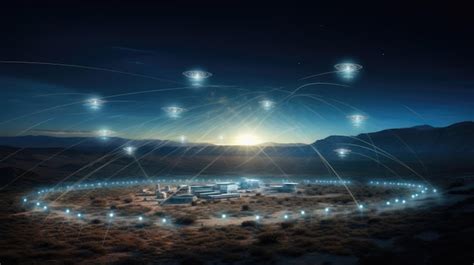 Premium Photo Interstellar Communication Laser Development