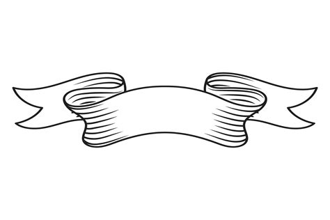 Retro Ribbon Banner Template