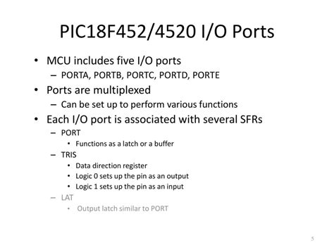 Inputoutput Ports And Interfacing Ppt Download