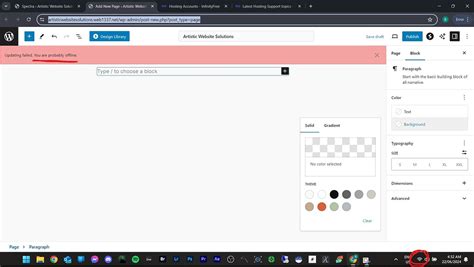 Wordpress Issue Hosting Support Infinityfree Forum