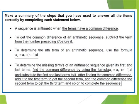 G10 Math Q1 Week 1 2 Arithmetic Sequence Pptppt