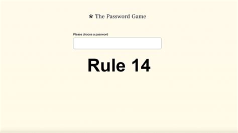 The Password Game How To Solve Rule 14