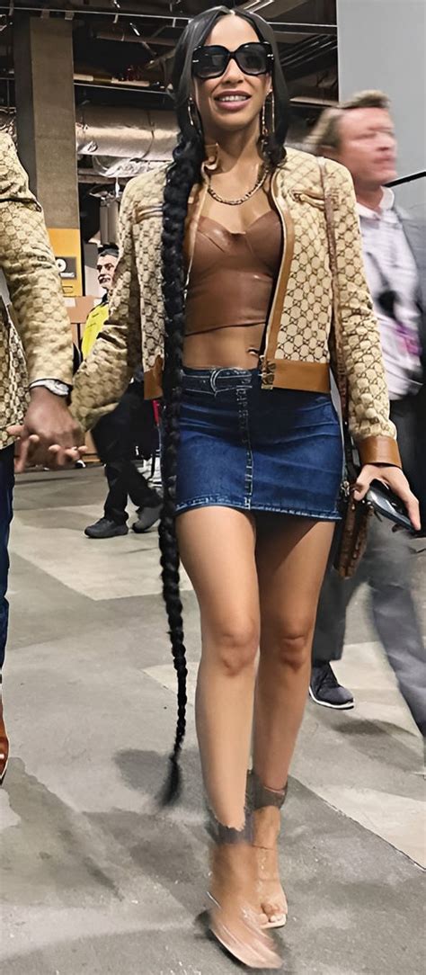 Bianca Belair Wearing A Sexy Mini Jean Skirt 1 By Dragonmatt600 On