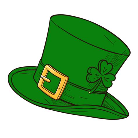 St Patrick Day Hat Clipart Outline Free Png Svg Vector