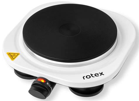 Плита настольная электрическая Rotex Rin215 W 1500 Вт белая 4768882 фото отзывы