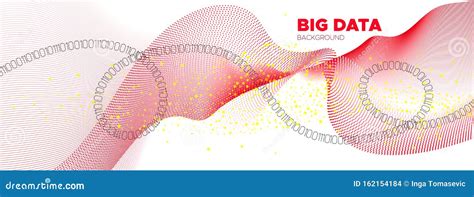 Binaire Matrix Achtergrond Red Tech Abstract Vector Illustratie Illustration Of Netwerk