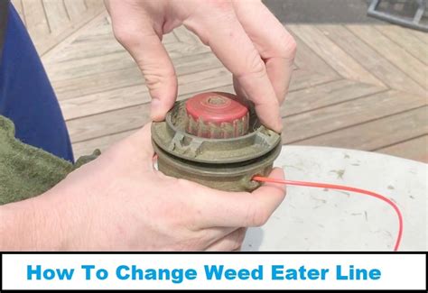 How To Change Weed Eater Line Replacing Trimmer Line