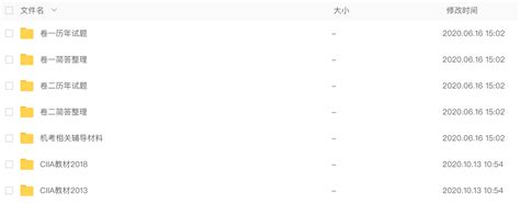 最新CIIA 教材历年真题简答整理等资料 知乎