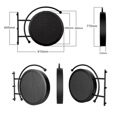 Circular Round LED Display Module P Cd Sqm
