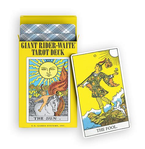 Giant Rider Waite Tarot By Pamela Colman Smith Wicca Academy