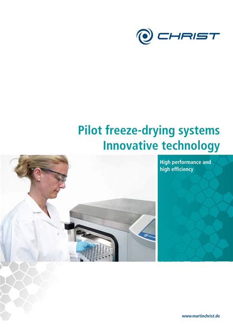 PDF Pilot Freeze Drying Systems Innovative Technology DOKUMEN TIPS