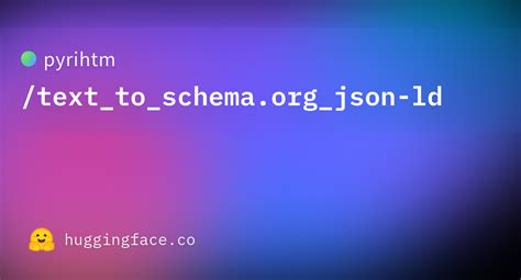 Pyrihtmtexttojson Ld · Datasets At Hugging Face