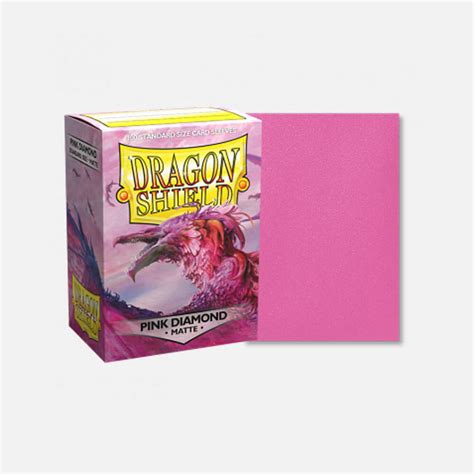 Dragon Shield Ds Matte Pink Diamond Sleeves 10pcs