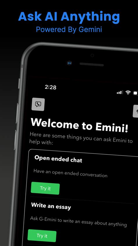 g emini ai chatbot assistant for iphone download