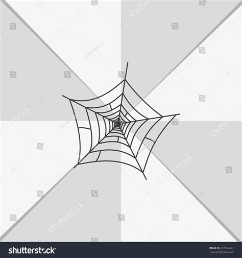 Spider Net Icon Stock Vector Royalty Free 657963673 Shutterstock
