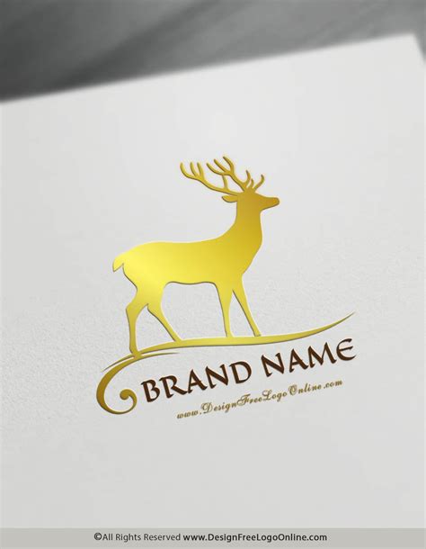 Deer Company Logo Deer Minimalist Company Logo Design Sreelogo