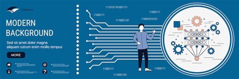 Premium Vector Deep Learning Neural Network Concept