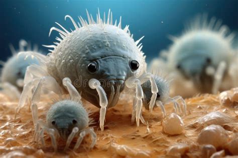 Dust Mite Under The Microscope Stock Illustration Illustration Of Tick Allergy 295931642