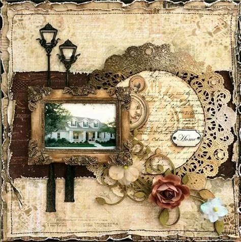 Vintage Scrapbook Layouts At Evie Rounsevell Blog