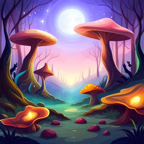 Mushroom Forest By Lonewolf6738 Avatar Abyss