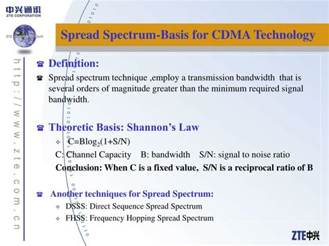 Ppt General Introduction To Cdma Mobile Communications Powerpoint