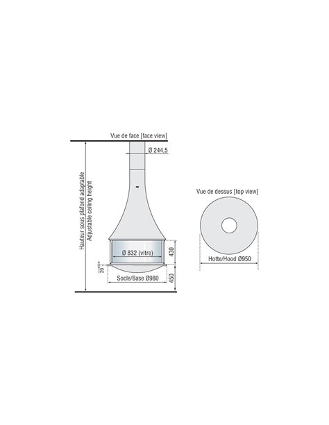 Plieninis židinys Bordelet Zelia 908 Centrinis Su Stiklu