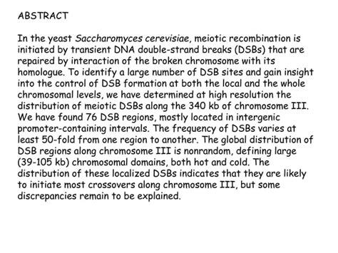Models Of Recombination Models Of Recombination Ppt