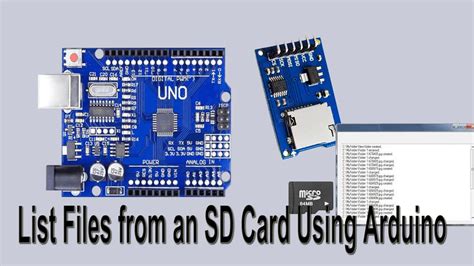 Read Files From An Sd Card Using Arduino Readfiles Listfiles Datalogging Arduinofilehandling