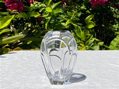 Vintage Rogaska Crystal Vase Maestro Etsy
