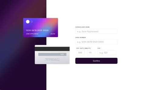 Responsive Interactive Card Details Form Using Reactjs Coding Challenge